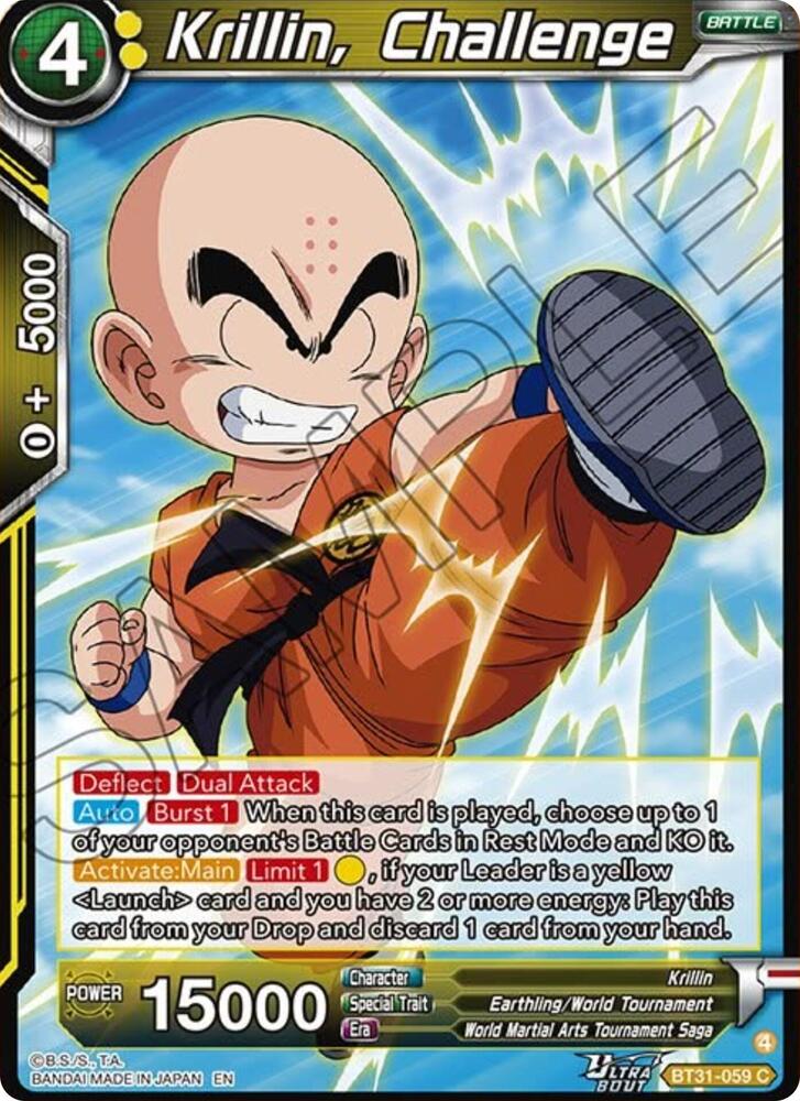 Krillin, Challenge - Impact Beyond Dimensions - Dragon Ball Super ...