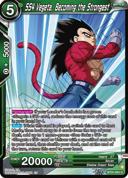SS4 Vegeta, Becoming the Strongest - Impact Beyond Dimensions - Dragon ...