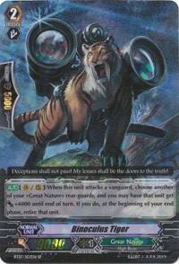 Binoculus Tiger (SP) - BT07: Rampage of the Beast King - Cardfight Vanguard