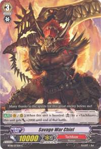 Savage War Chief - BT08: Blue Storm Armada - Cardfight Vanguard
