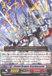 Citadel Dragon, Brachiocastle - BT08: Blue Storm Armada - Cardfight ...