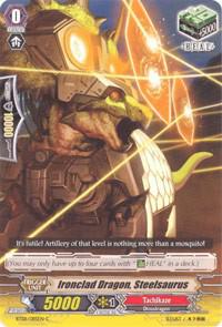 Ironclad Dragon, Steelsaurus - BT08: Blue Storm Armada - Cardfight Vanguard