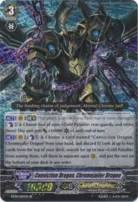 Conviction Dragon, Chromejailer Dragon (SP) - BT09: Clash of Knights & Dragons - Cardfight Vanguard