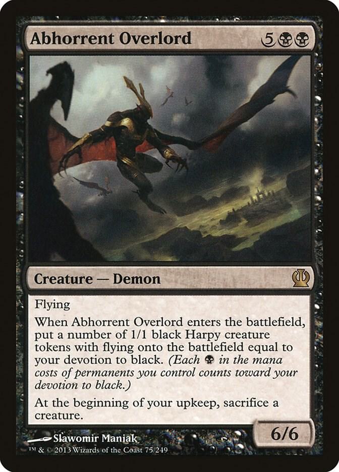 Abhorrent Overlord - Theros - Magic: The Gathering - TCGplayer.com