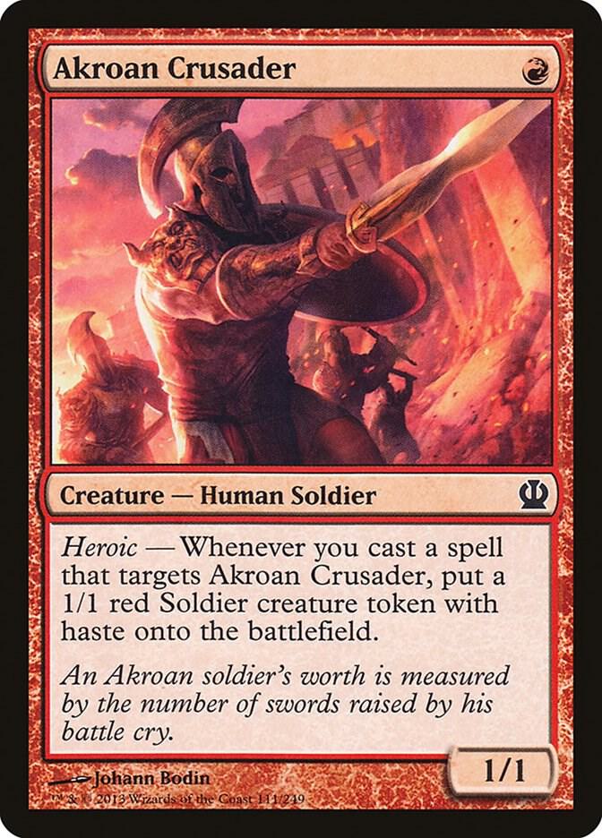 Akroan Crusader - Theros - Magic: The Gathering - TCGplayer.com