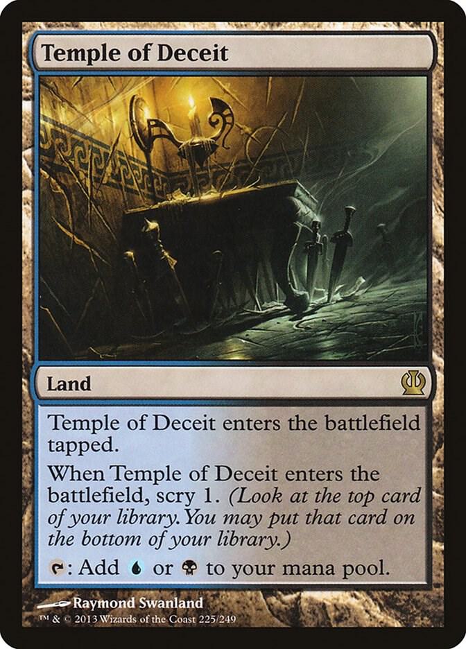 Temple of Deceit - Theros - Magic: The Gathering - TCGplayer.com