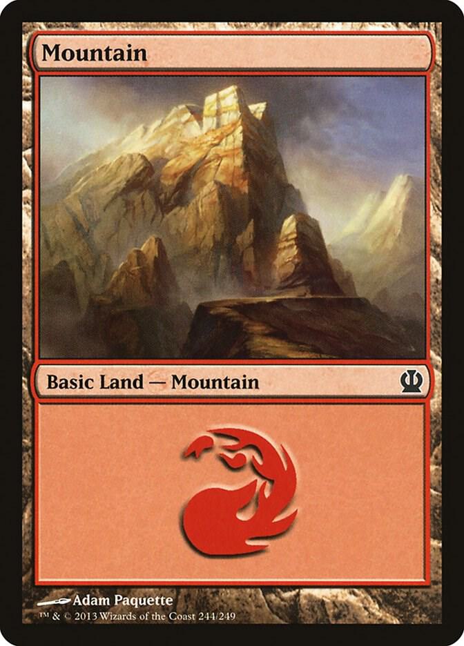 Mountain (244) - Theros - Magic: The Gathering - TCGplayer.com