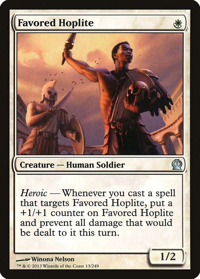 Favored Hoplite - Theros - Magic: The Gathering - TCGplayer.com