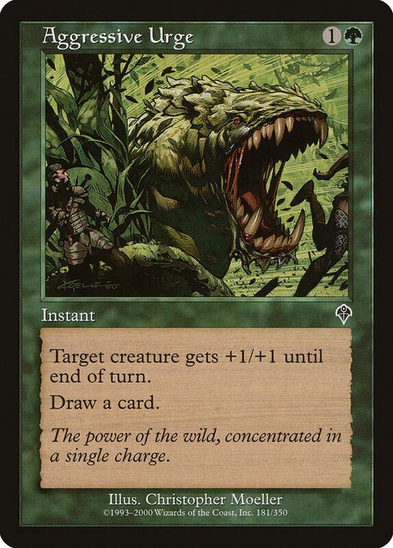 Aggressive Urge - Invasion - Magic: The Gathering - TCGplayer.com