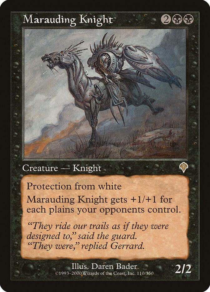 Crusading Knight - Invasion - Magic: The Gathering