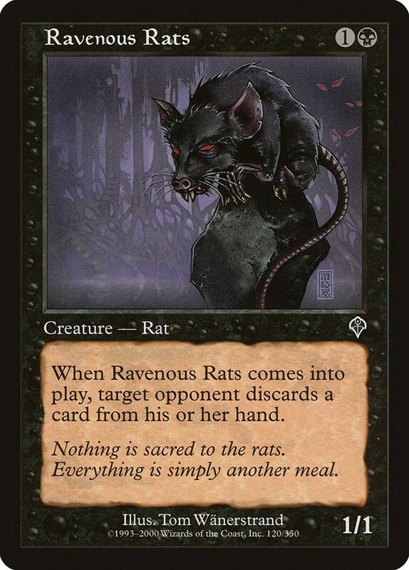 Ravenous Rats - Invasion - Magic: The Gathering - TCGplayer.com