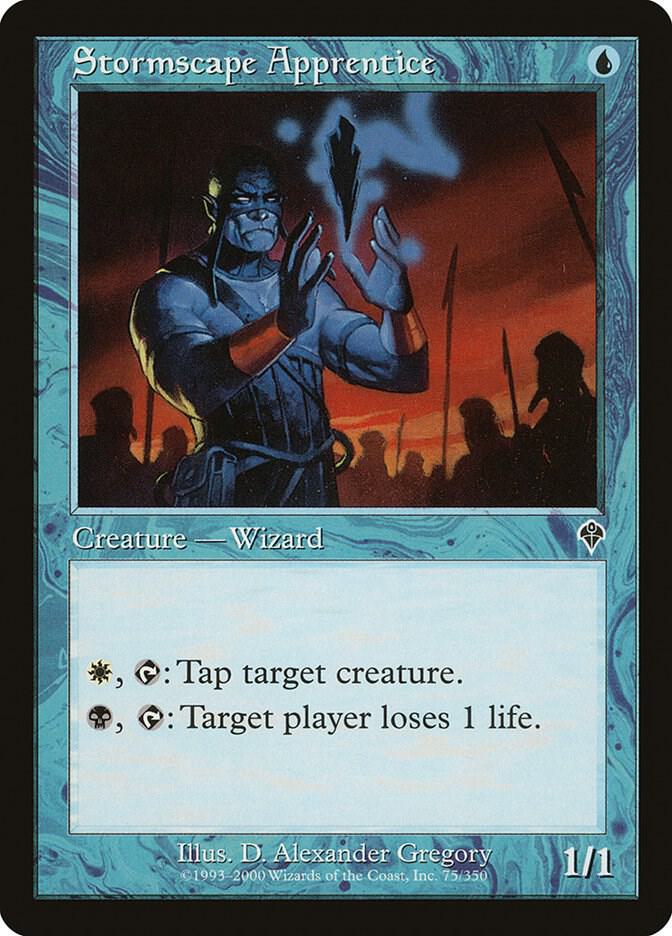 Nightscape Apprentice - Invasion - Magic: The Gathering