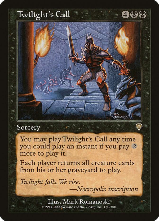 Twilight's Call - Invasion - Magic: The Gathering - TCGplayer.com