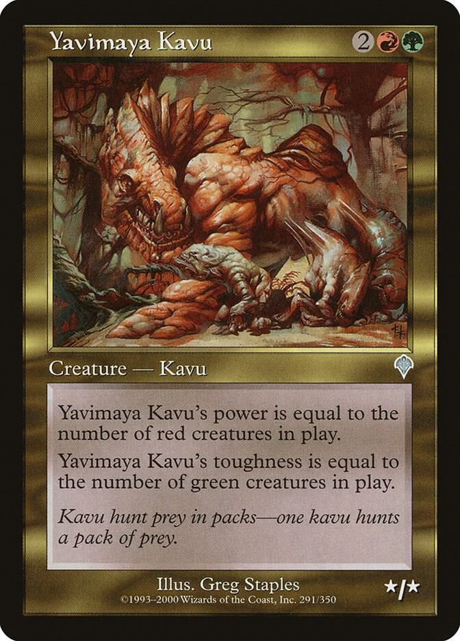Kavu Monarch - Invasion - Magic: The Gathering