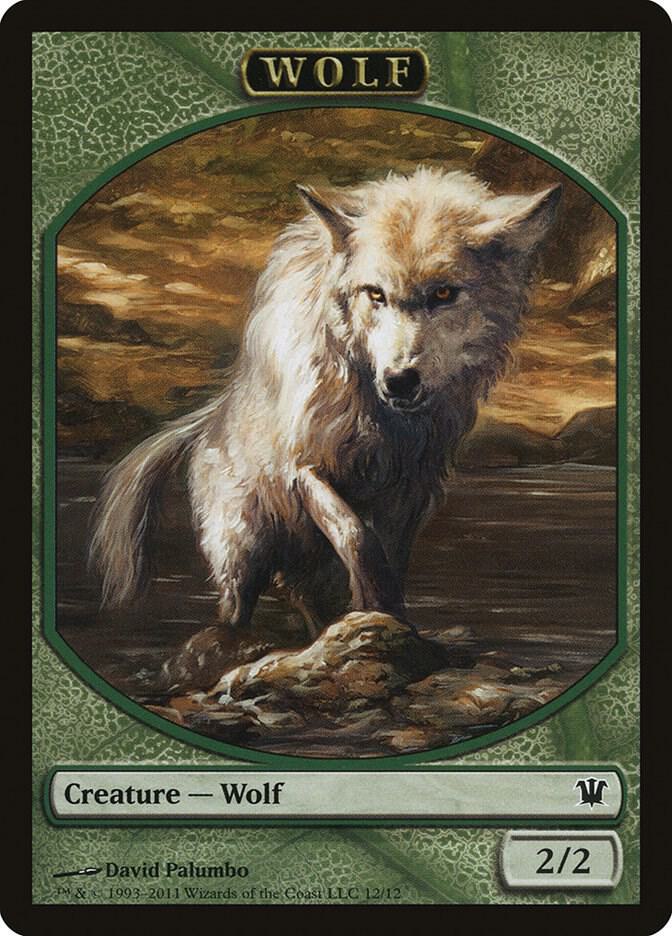 Wolf Token - Magic 2014 (M14) - Magic: The Gathering