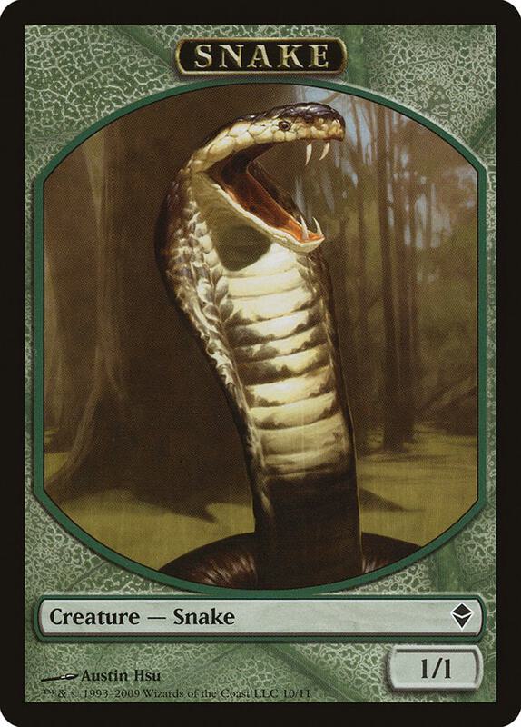 Snake Token - Zendikar - Magic: The Gathering - TCGplayer.com