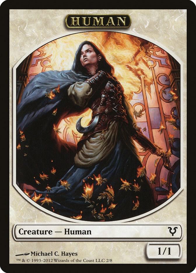 Human Token (2) - Avacyn Restored - Magic: The Gathering - TCGplayer.com