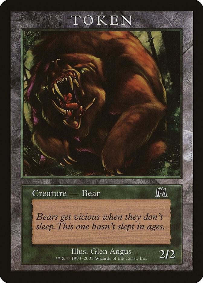 Bear Token (ONS) - Magic Player Rewards - Magic: The Gathering ...