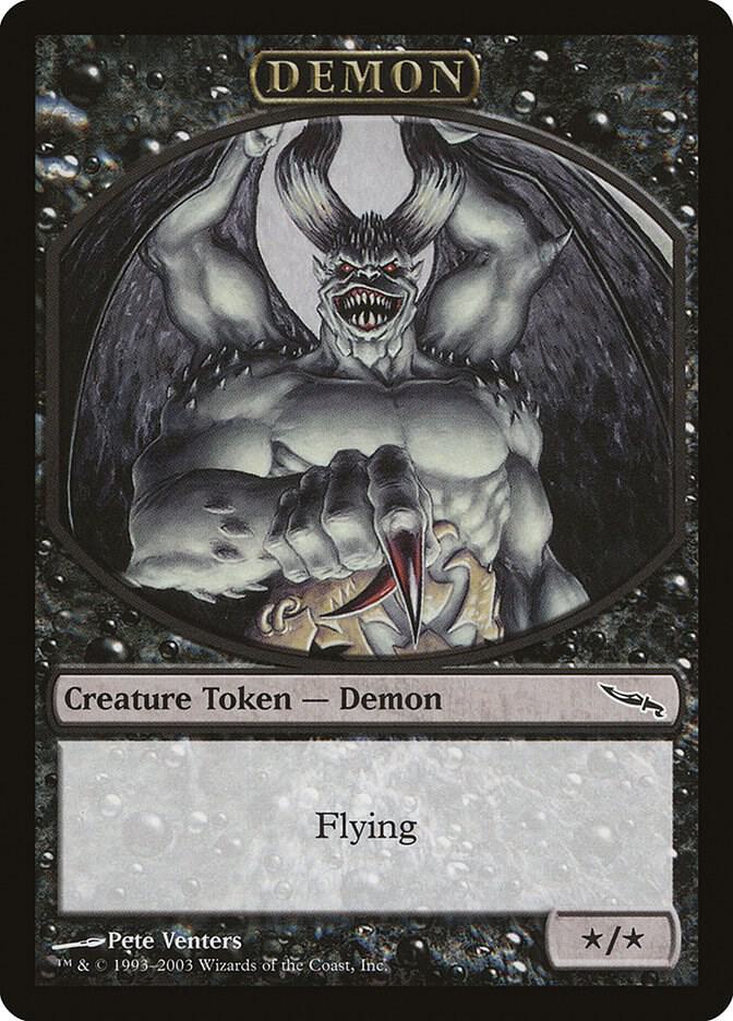 Demon Token (MRD) - Magic Player Rewards - Magic: The Gathering ...