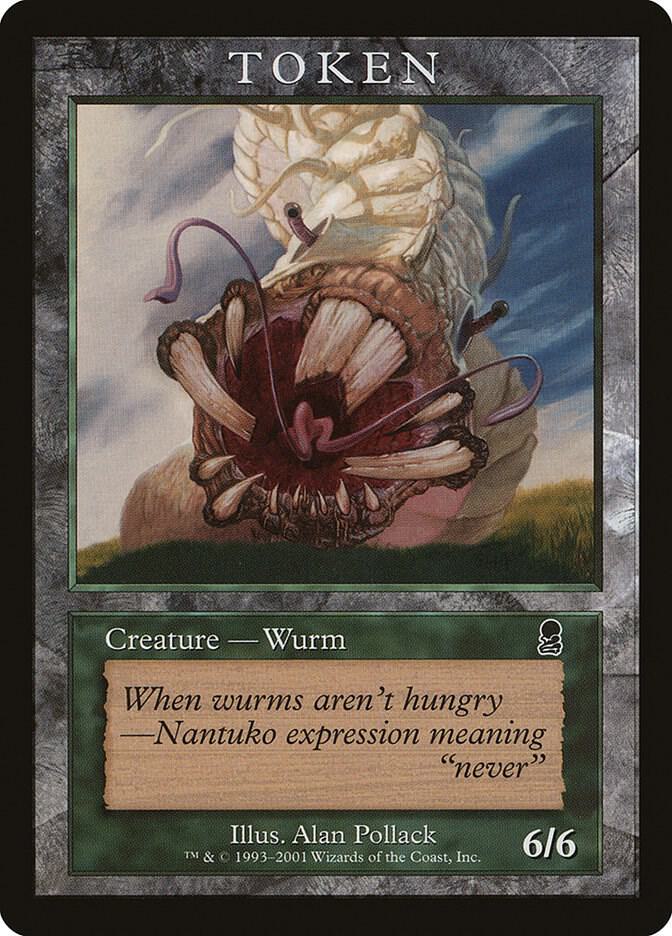 Wurm Token (ODY) - Magic Player Rewards - Magic: The Gathering ...