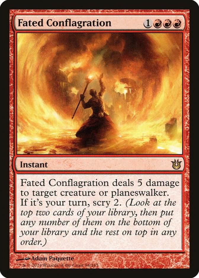 Fated Conflagration - Born of the Gods - Magic: The Gathering ...
