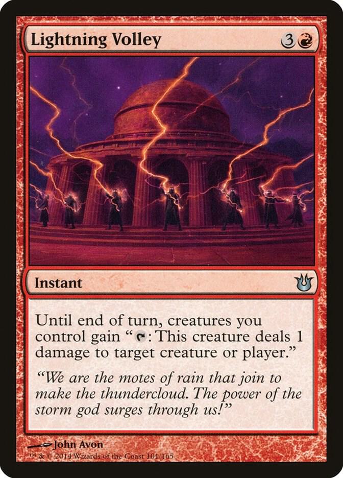 Lightning Volley - Born of the Gods - Magic: The Gathering - TCGplayer.com