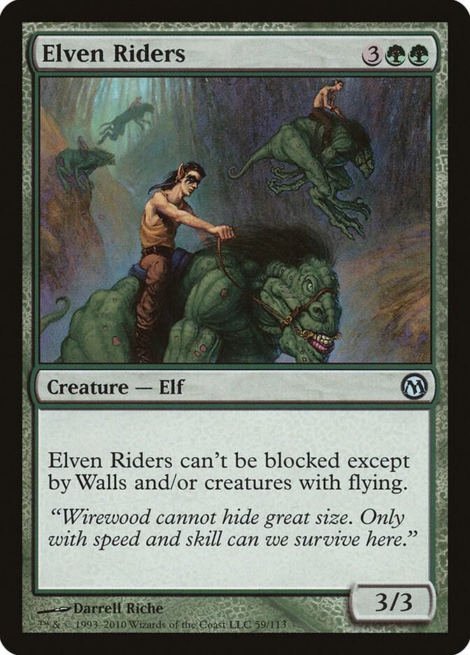 Elven Riders - Duels of the Planeswalkers - Magic: The Gathering ...
