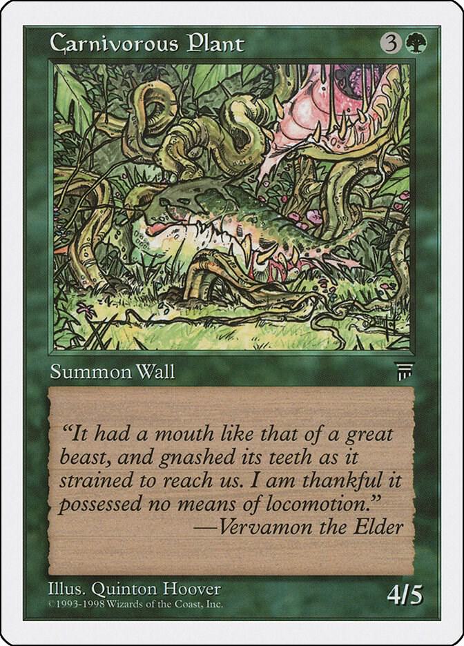 Carnivorous Plant - Anthologies - Magic: The Gathering - TCGplayer.com