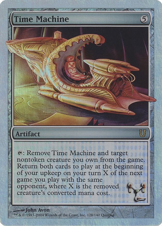 Time Machine (Alternate Foil) - Unhinged - Magic: The Gathering ...
