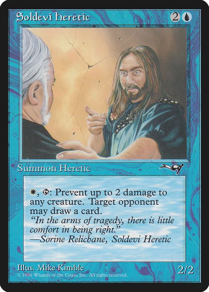 Soldevi Heretic (Blue Robe) - Alliances - Magic: The Gathering ...