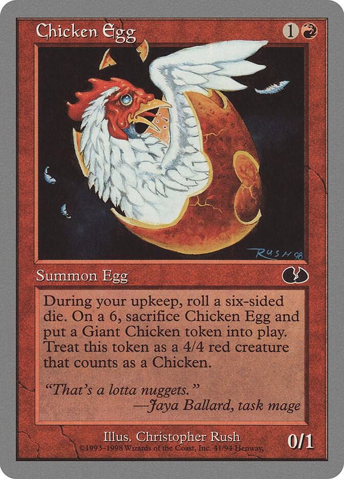 Chicken Egg - Unglued - Magic: The Gathering - TCGplayer.com
