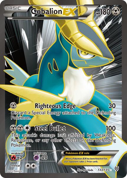 Cobalion EX (133 Full Art) - Plasma Storm - Pokemon - TCGplayer.com