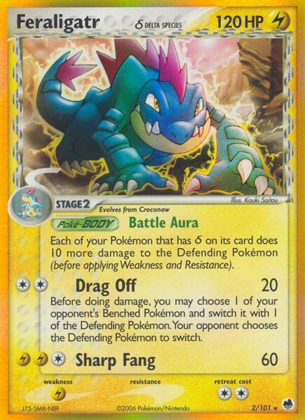 Feraligatr (Delta Species) - Dragon Frontiers - Pokemon - TCGplayer.com