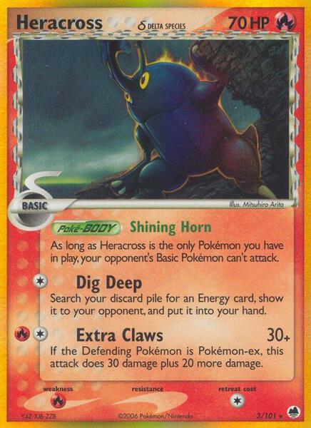 Heracross (Delta Species) - Dragon Frontiers - Pokemon - TCGplayer.com