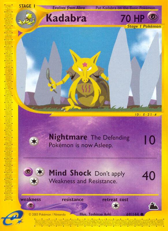 Alakazam (2) - Skyridge - Pokemon