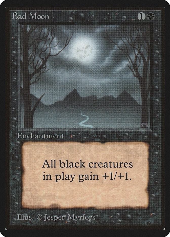 Bad Moon - Beta Edition - Magic: The Gathering - TCGplayer.com