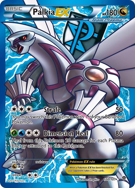 Palkia EX (Team Plasma) (100 Full Art) - Plasma Blast - Pokemon ...