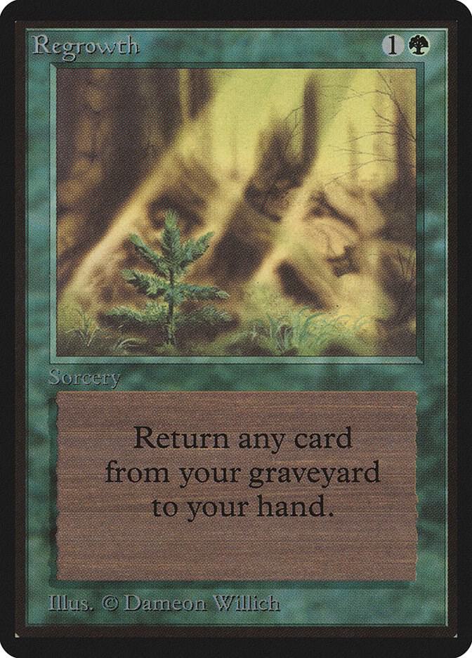 Regrowth - Beta Edition - Magic: The Gathering - TCGplayer.com
