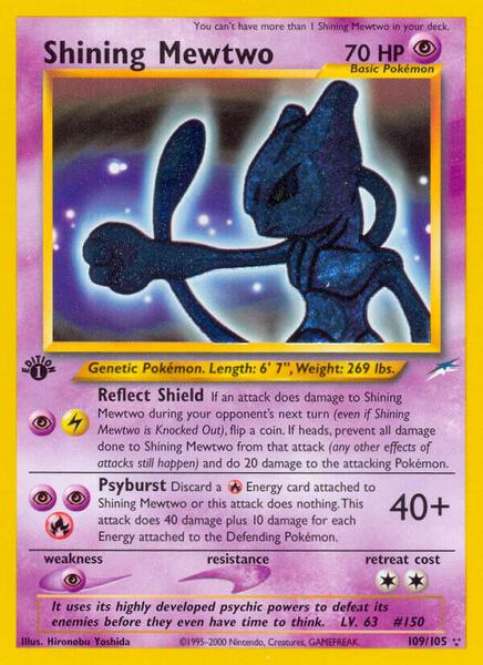 Shining Mewtwo - Neo Destiny - Pokemon - TCGplayer.com