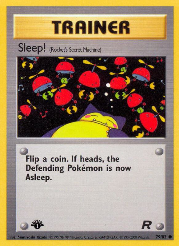 Sleep! (Rocket's Secret Machine) - Team Rocket - Pokemon - TCGplayer.com