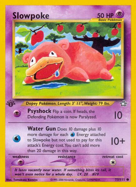 Slowpoke - Neo Genesis - Pokemon - TCGplayer.com