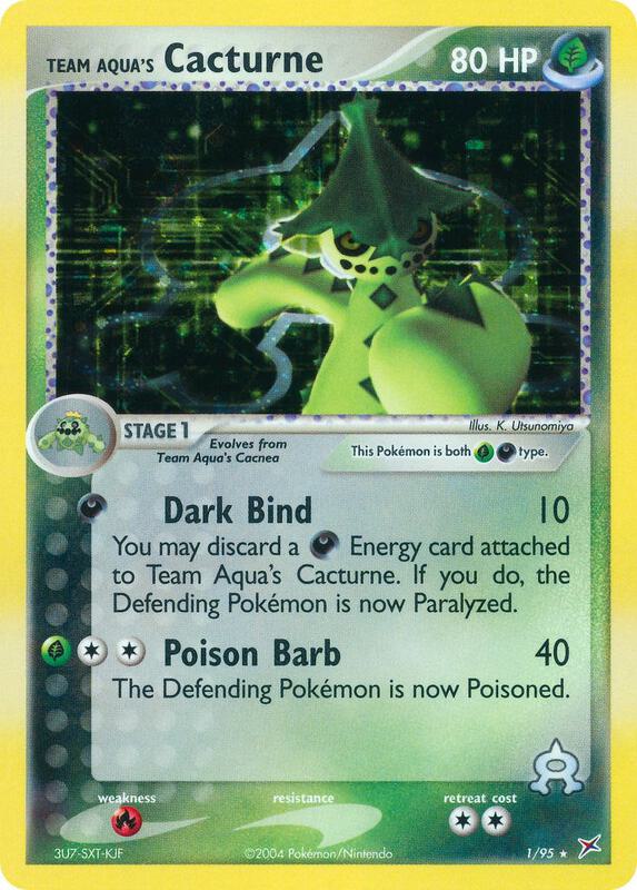 Team Aqua's Cacturne - Team Magma vs Team Aqua - Pokemon - TCGplayer.com