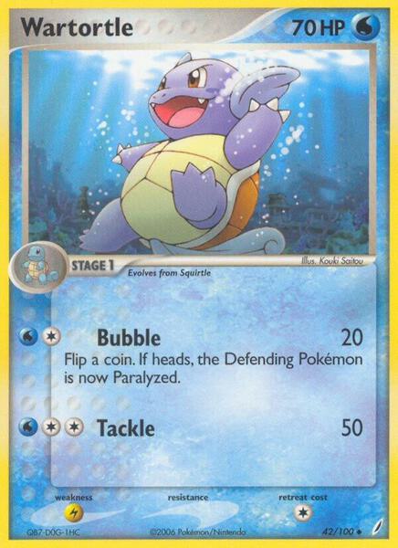 Wartortle - 042/100 - Crystal Guardians - Pokemon - TCGplayer.com