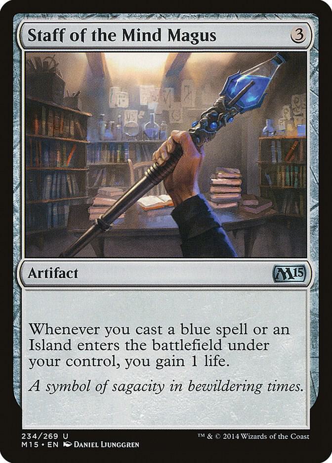 Staff of the Mind Magus - Magic 2015 (M15) - Magic: The Gathering ...