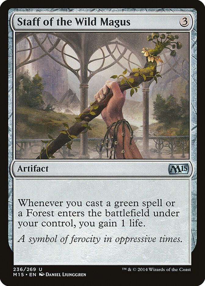 Staff of the Wild Magus - Magic 2015 (M15) - Magic: The Gathering ...