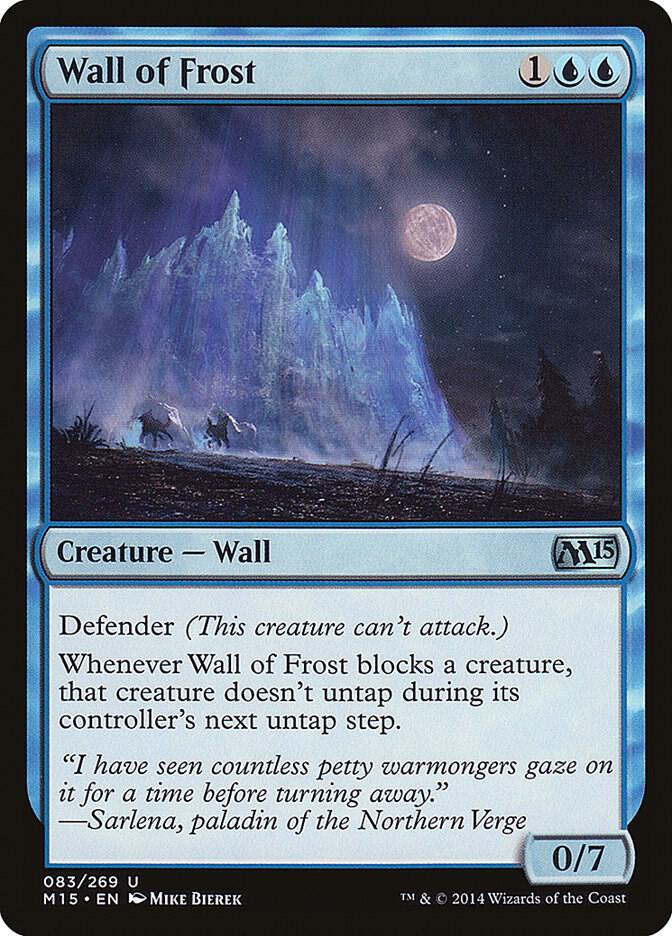 Wall of Frost - Magic 2015 (M15) - Magic: The Gathering
