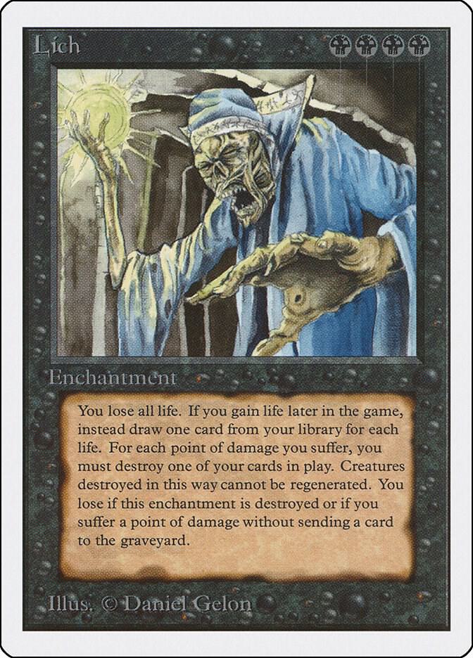 Lich - Unlimited Edition - Magic: The Gathering - TCGplayer.com