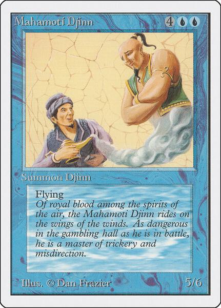 Mahamoti Djinn - Unlimited Edition - Magic: The Gathering - TCGplayer.com