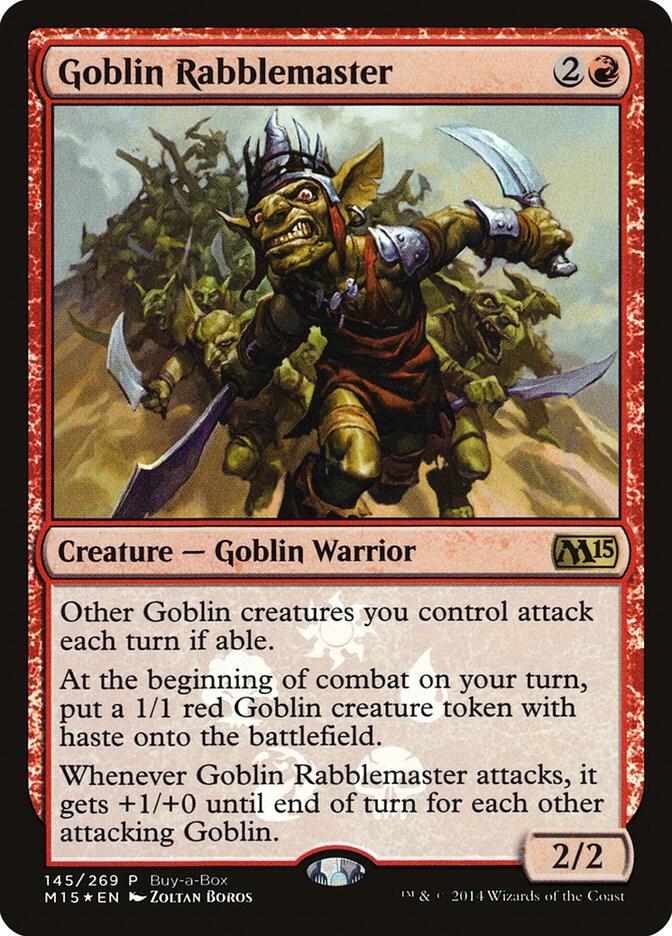 Goblin Rabblemaster - Buy-A-Box Promos - Magic: The Gathering ...