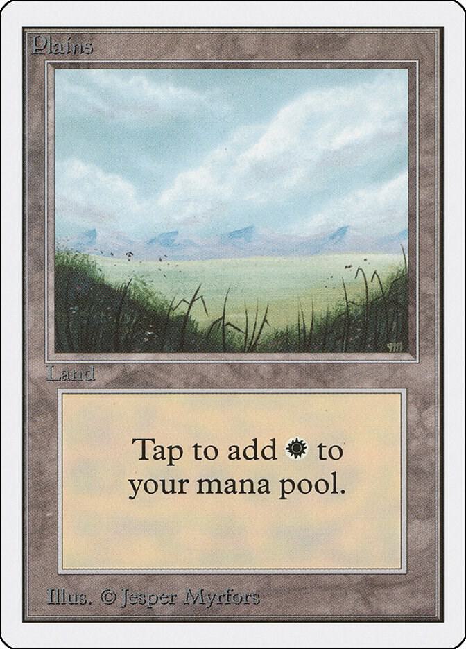 Plains (A) - Unlimited Edition - Magic: The Gathering - TCGplayer.com